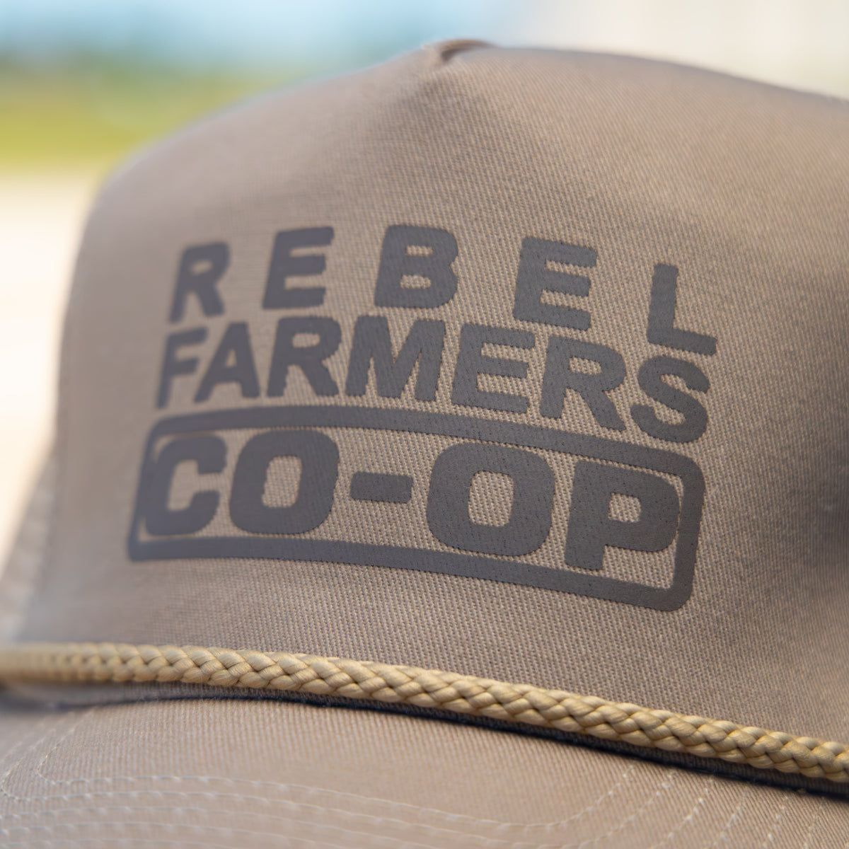 Rebel Farmers CO-OP Cap Tan – Gatlin Didier's Bar X Apparel